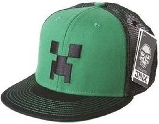 Minecraft Creeper Face Premium Snapback Cap | bol.com