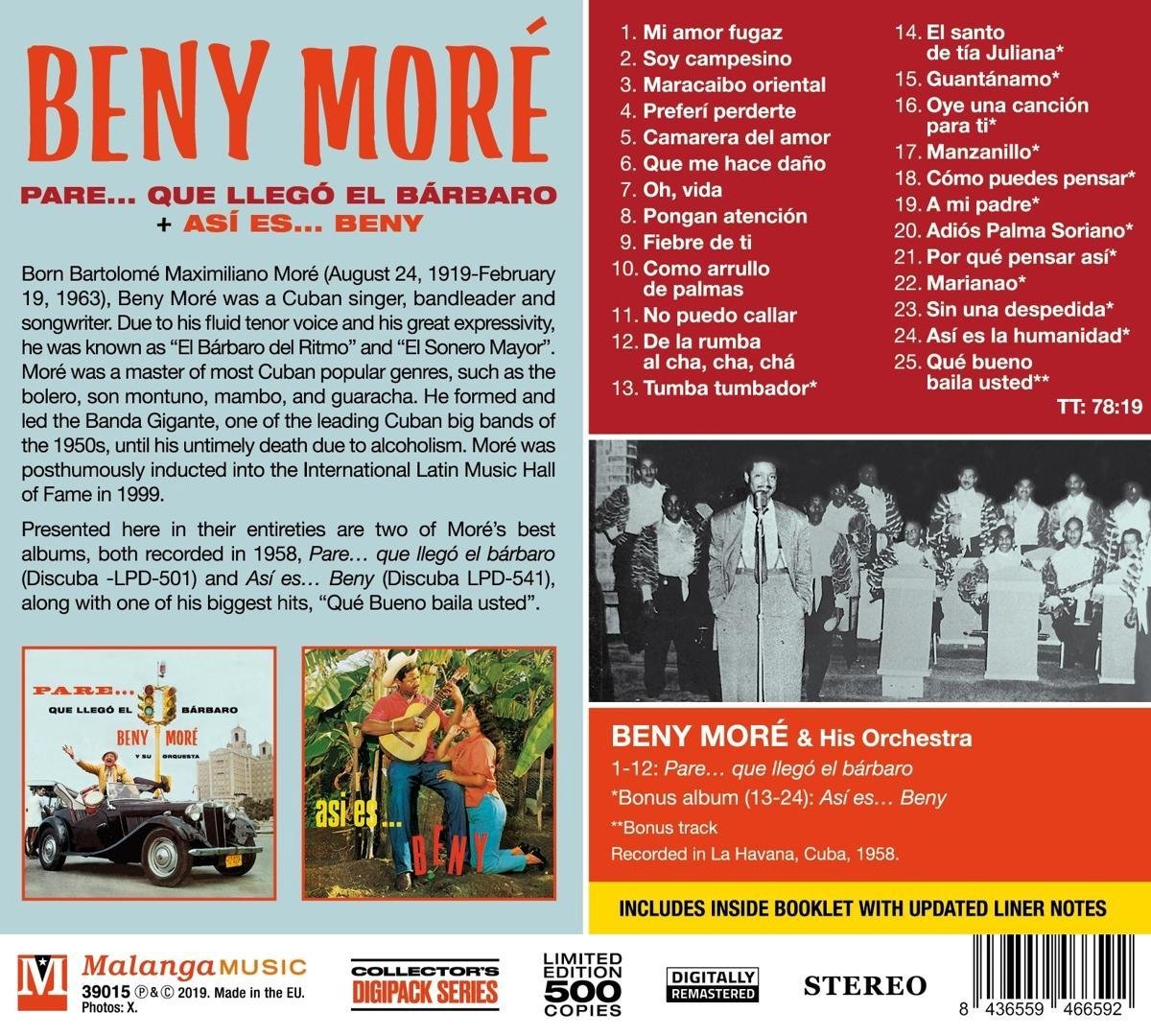 Pare... Que Llego El Barbaro, Beny Moré Y Su Orquesta | CD (album ...
