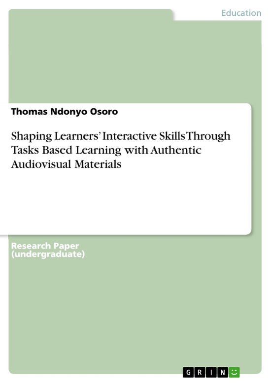 Shaping Learners' Interactive Skills Through Tasks Based Learning with Authentic... | bol.com
