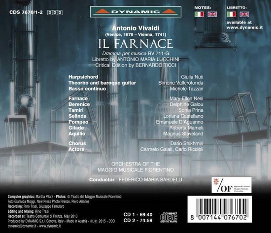 Il Farnace, Orchestra Del Mag | CD (album) | Muziek | bol.com