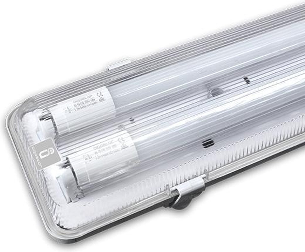 Luminaire fluorescent LED étanche IP65 120 cm double | bol.com