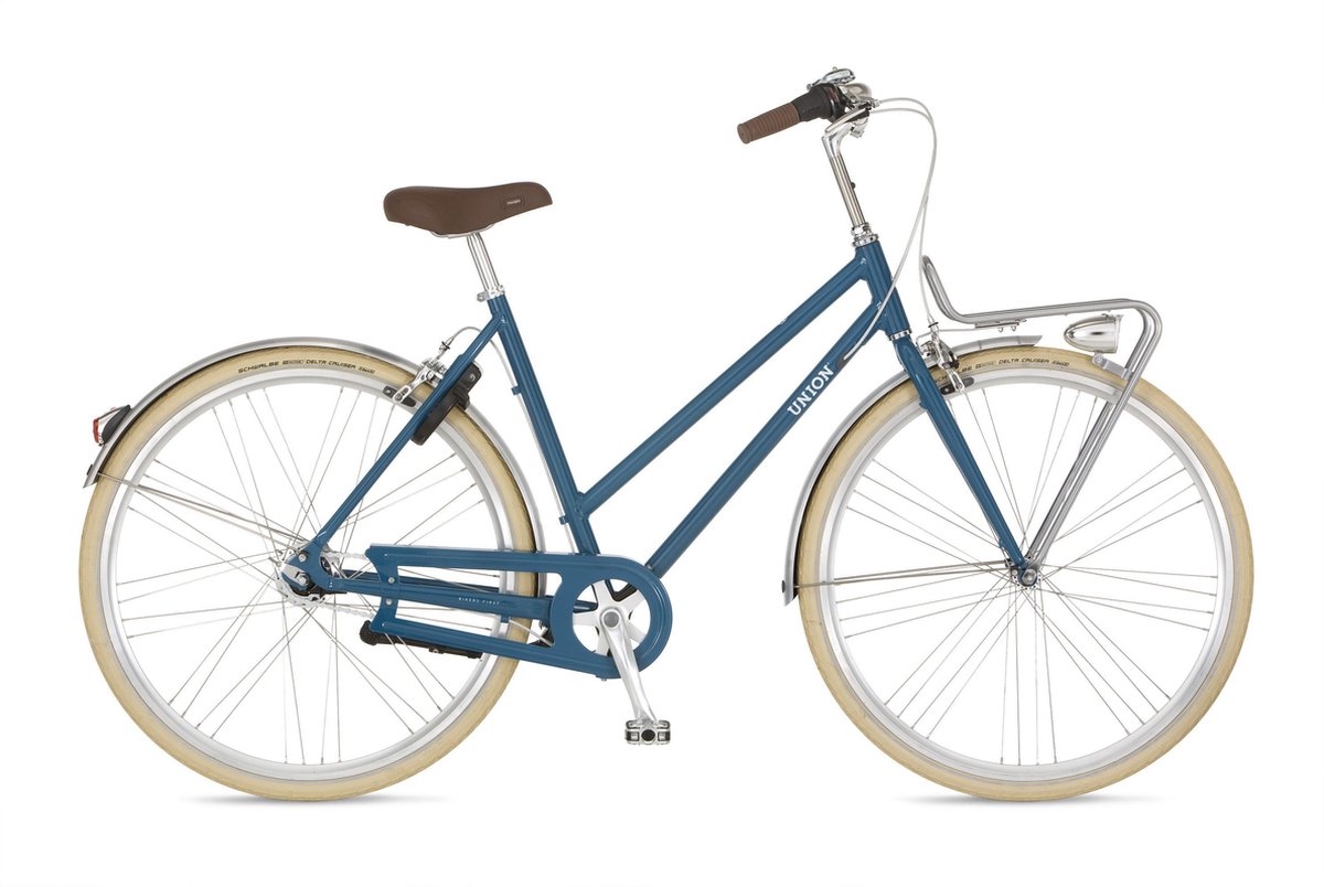 Union Flow - Stadsfiets - Dames - 53cm - 7V - Lavendel Blue | bol.com