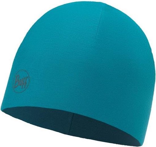 Microvezel & Polar Muts Buff® - Solid Blue Capri | bol.com