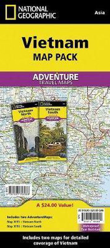 Vietnam Map Pack Bundle, National Geographic Maps - Adventure ...