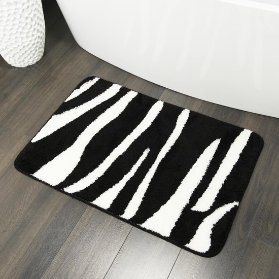 Sealskin Safari - Badmat - 60x90 cm - Zwart | bol
