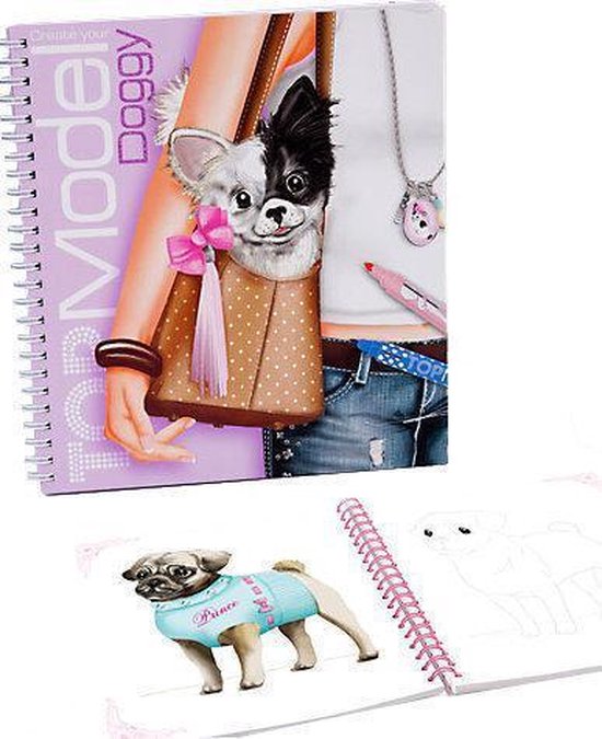 Create Your Topmodel Doggy Colouring Book | bol