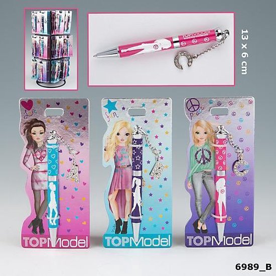 TOPModel mini-pen met Letterhangertje - O | bol