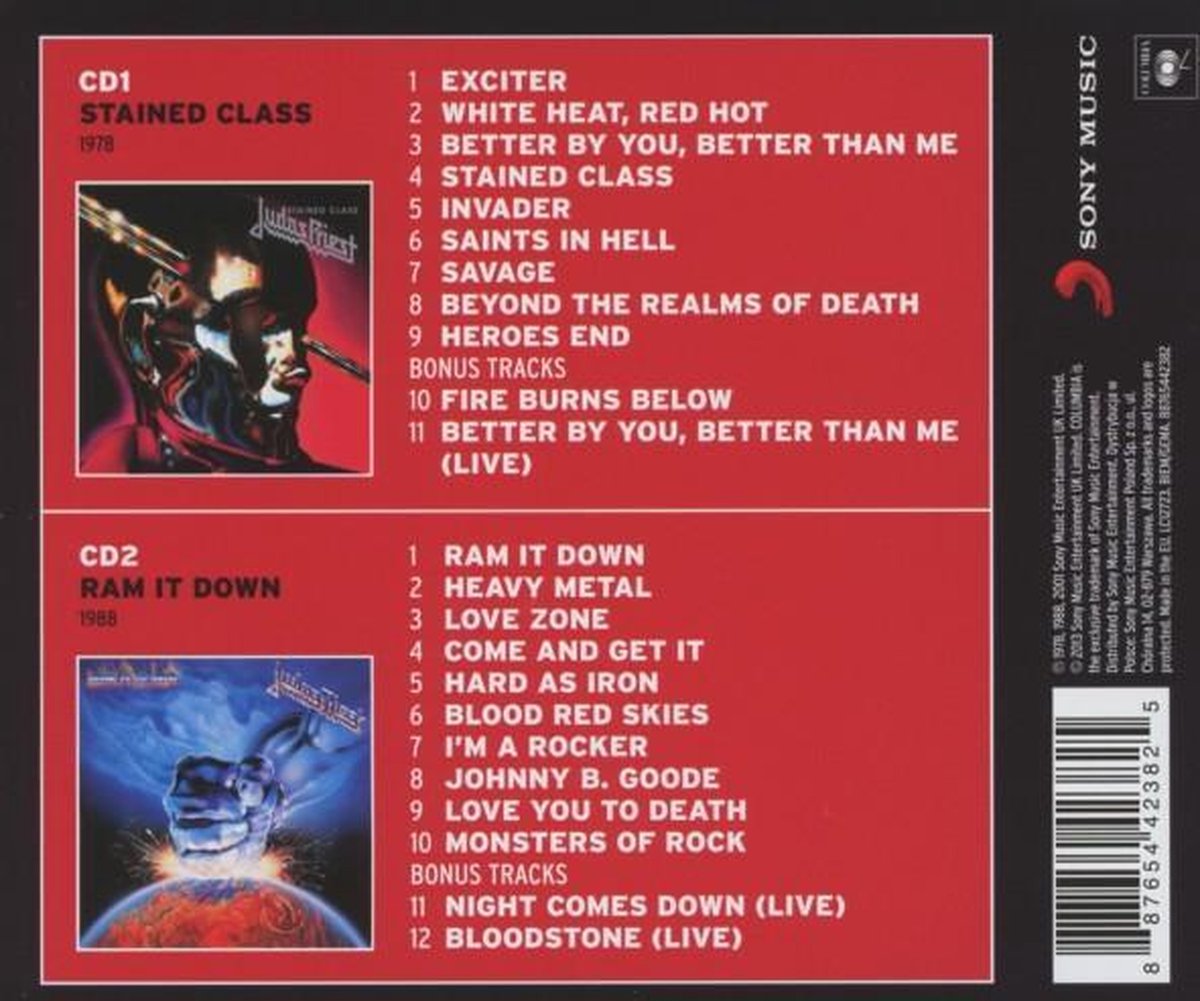 Stained Class/Ram It Down, Judas Priest | CD (album) | Muziek | bol.com