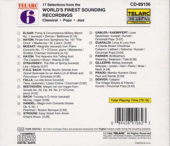 The Telarc Collection, V/a | CD (album) | Muziek | bol.com