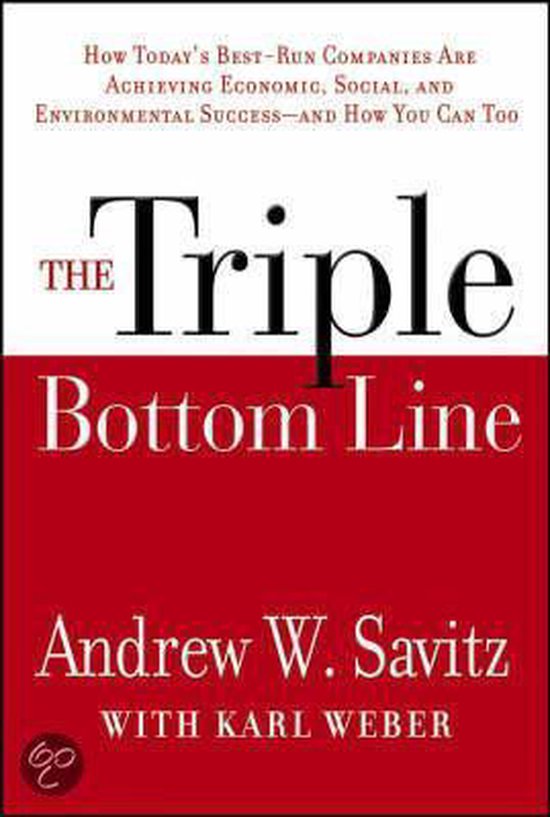 The Triple Bottom Line, Andrew Savitz | 9780787979072 | Boeken | bol