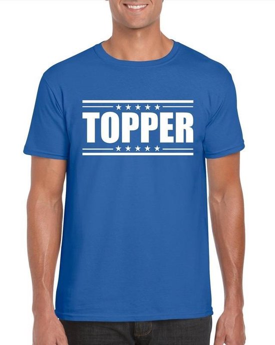 Toppers Topper t-shirt blauw heren S | bol.com