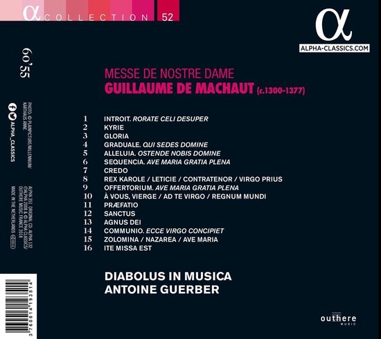 Diabolus In Musica - Messe De Nostre Dame, Antoine Guerber | CD (album ...