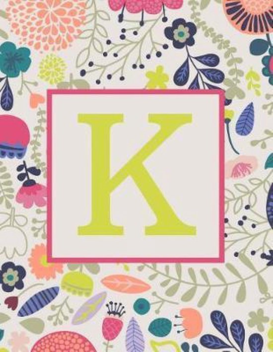 K, Pretty Initial Notebooks | 9781099634307 | Boeken | bol.com