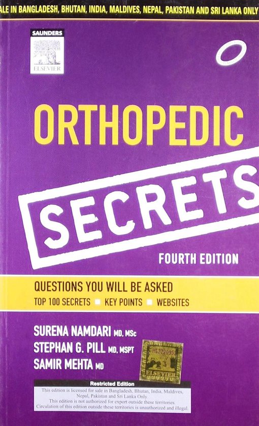 Orthopedic Secrets | 9788131242193 | Surena Namdari | Boeken | bol.com