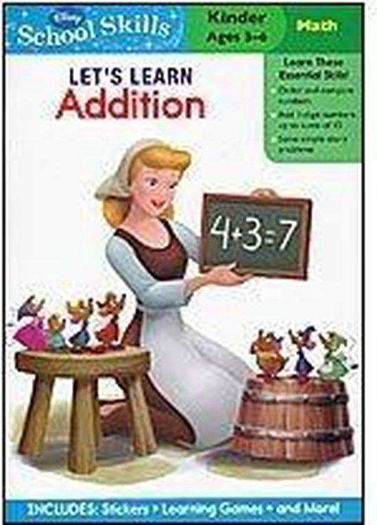 Disney Princess School Skills Workbook - Lets Learn Addition ...