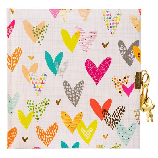 GOLDBUCH GOL-44227 TURNOWSKY dagboek LOTS OF HEARTS met slot | bol
