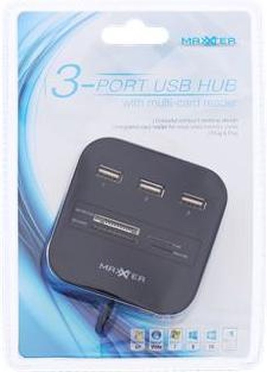 USB Hub Multi Kaartlezer | bol.com