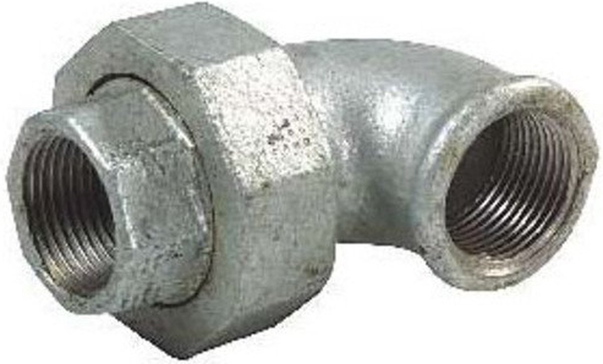 Nefit Ind Nr96 haakse koppeling conisch met 2 x binnendraad 1/2 gegalvaniseerd | bol.com