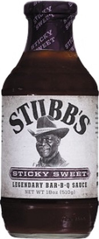 Stubb's Sticky Sweet BBQ Sauce 450ml - saus - BBQ Saus | bol