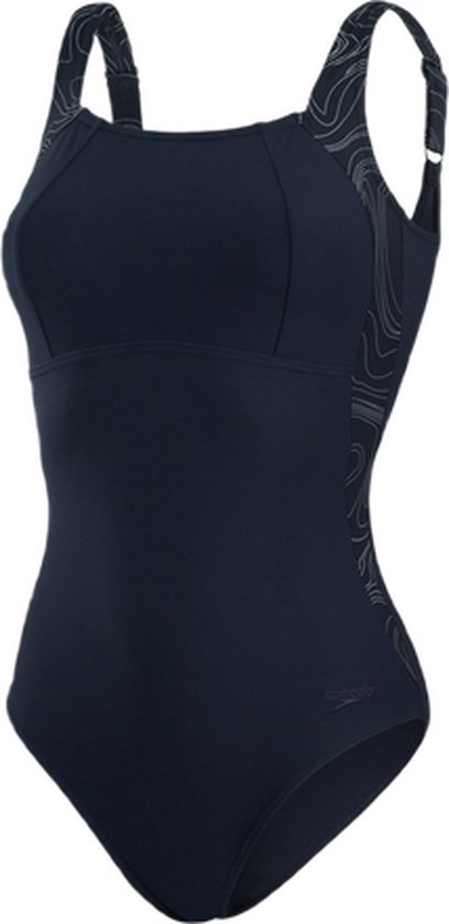 Speedo - Lunalustre shaping - badpak - navy | bol.com
