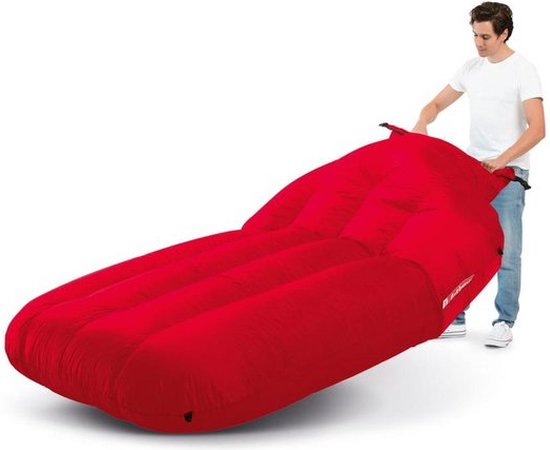 Fatboy Air lounger - Luchtzak - Oplaasbare Zitzak Lamzac L - Rood - XL ...