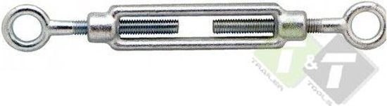 Spanschroef Oog-Oog - M14 - Draadspanner - Verzinkt | bol