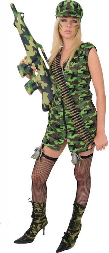 Orion Costumes - Leger & Oorlog Kostuum - Sexy En Stoer Soldate - Vrouw ...