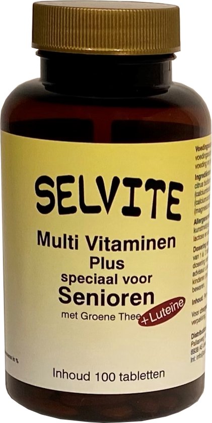 SELVITE Multivitamine Senior - 100 tabletten | bol.com