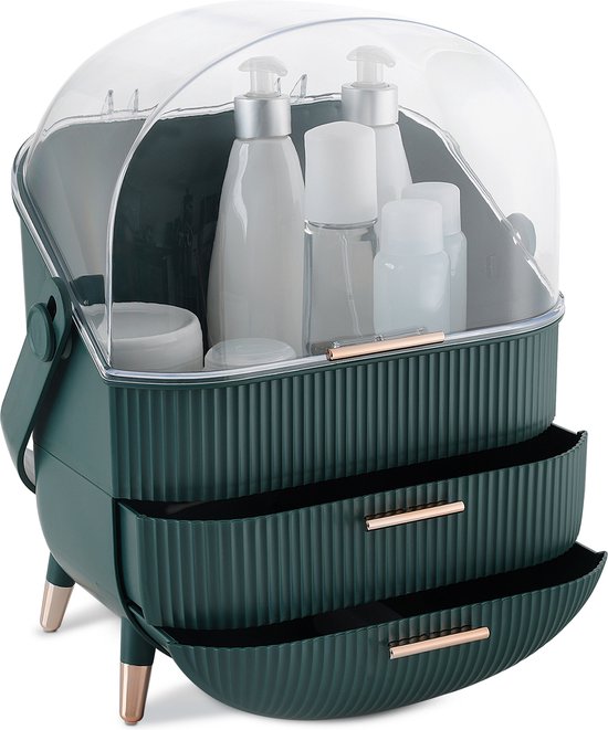 Navaris make-up organizer met lades - Cosmetica- en make-updoos met ...