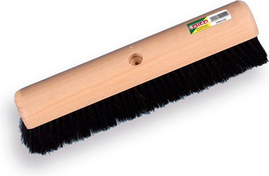 Zaalveger SOLIDE zwart paardenhaar 50 cm | bol