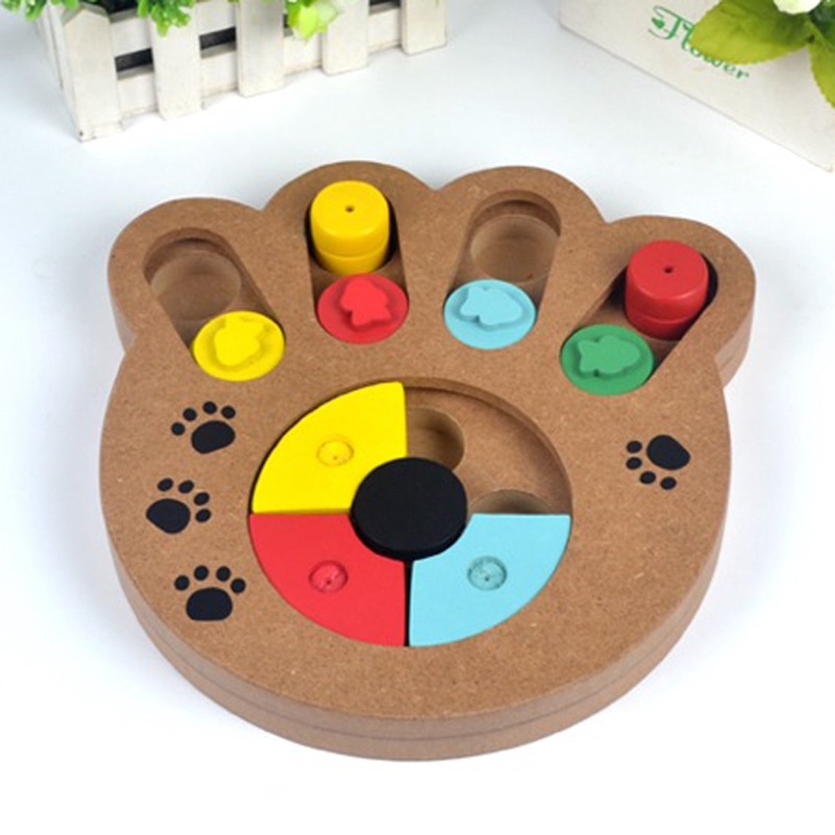 Houten Honden Puzzel – Honden Trainer – Speelgoed voor de Hond ...