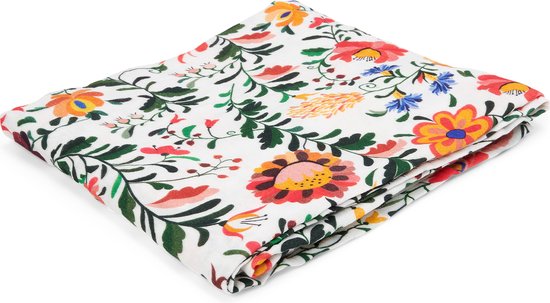 Return to Sender Gebloemde moussline doek Bed of flower | bol