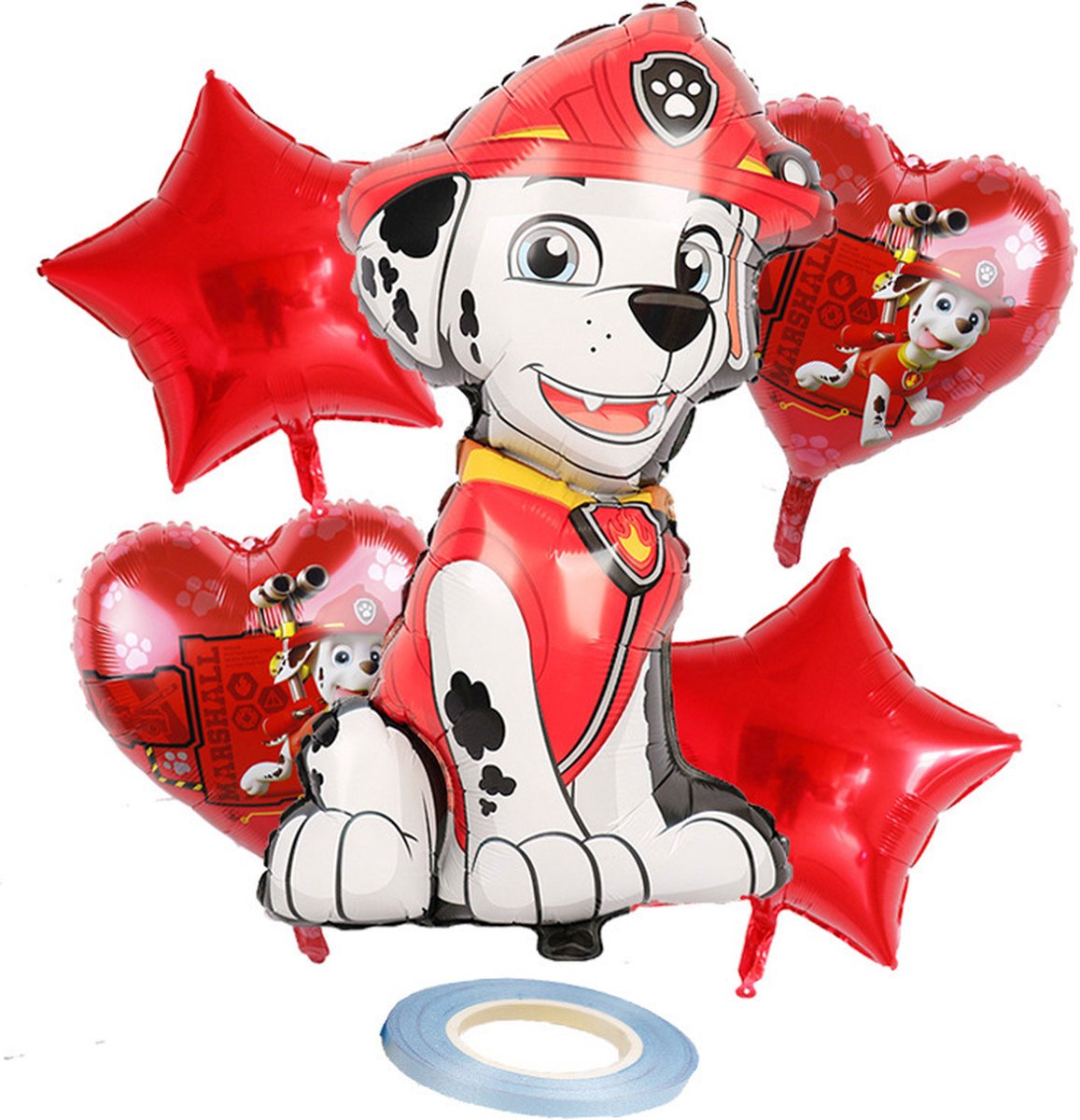 Marshall - Paw Patrol Set - Helium - Ballonnen - Paw Patrol set 5 delig ...