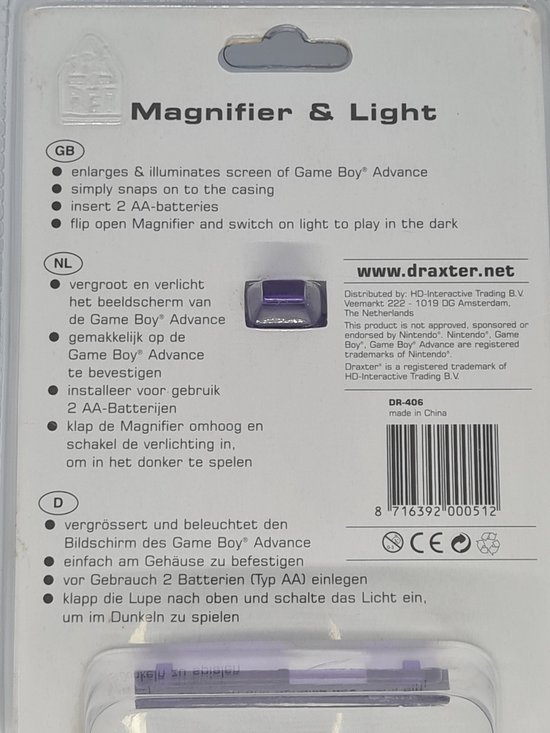 Magnifier & Light voor Gameboy Advance (Retro) | Games | bol.com