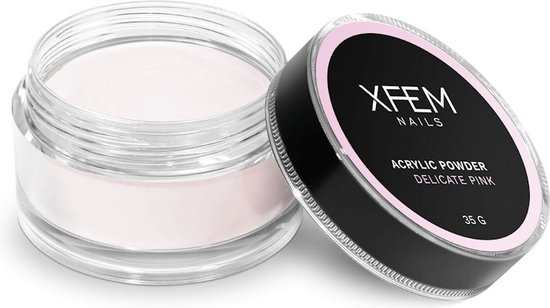 XFEM Acryl Poeder Professional Nail System 18g. Delicate Pink | bol