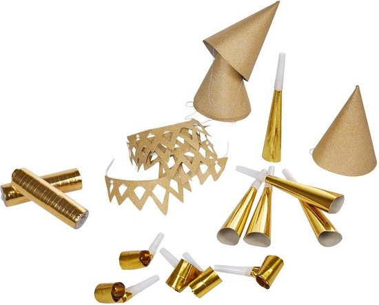 Party Box Goud 5Personen | bol.com