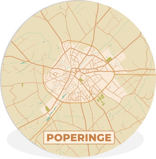 Wall Circle - Wall Circle Indoor - Map - City Map - Map - België ...