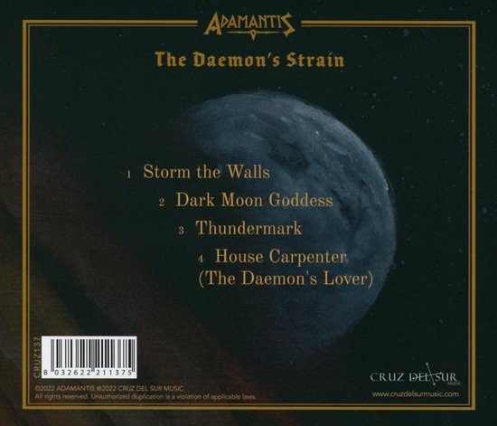 Adamantis - The Daemon's Strain (CD), Adamantis | CD (album) | Muziek | bol