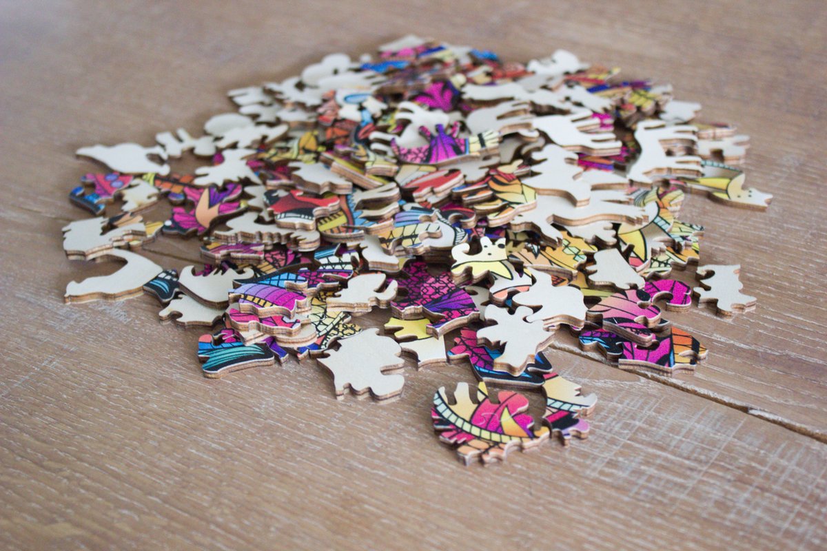 Leeuw - A4-formaat - Dierenpuzzel - Houten Puzzel - Jiggsaw - Dieren ...