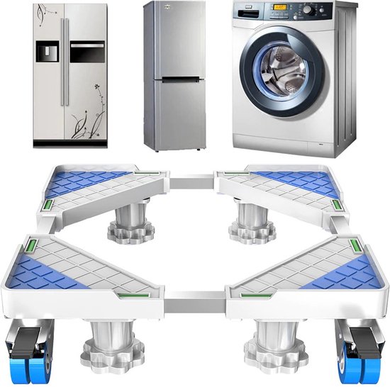 Amerce Wasmachine Stand – Universeel - Verhoging - Veelzijdig – Op ...