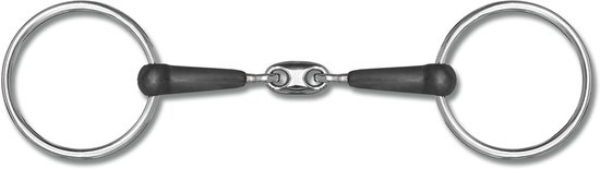 Rubber Snaffle Bit, Double Jointed | 12 | bol