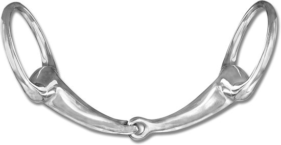 Anatomical Eggbutt Bit, Solid 12,5 cm Bustrens | bol