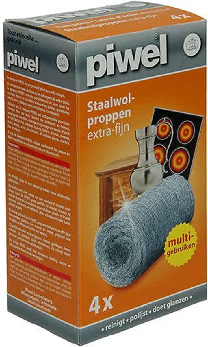Piwel Staalwolproppen - Extra Fijn 4x | bol.com