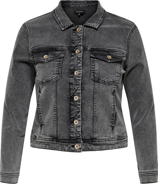 ONLY CARMAKOMA CARWESPA DENIM JACKET LGD Dames Jas - Maat 54 | bol.com