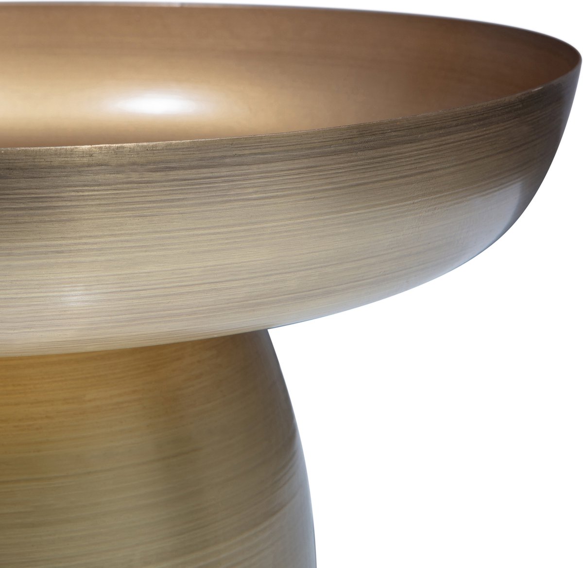 WOOOD Kyle Schaal - Metaal - Brass - 24x41x41 | bol.com