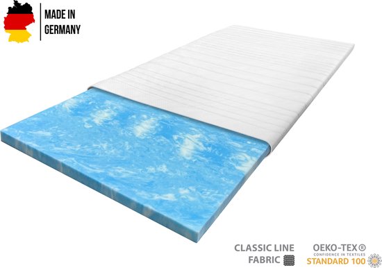 Boxspring Xpert Topper - Classic Topdekmatras - Gel Koudschuim topper ...
