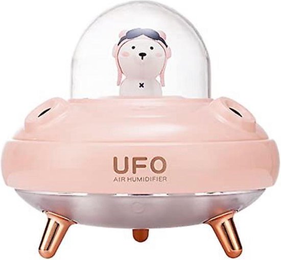 UFO Diffuser Roze – Luchtbevochtiger 400ML – Kinderkamer – Babykamer ...