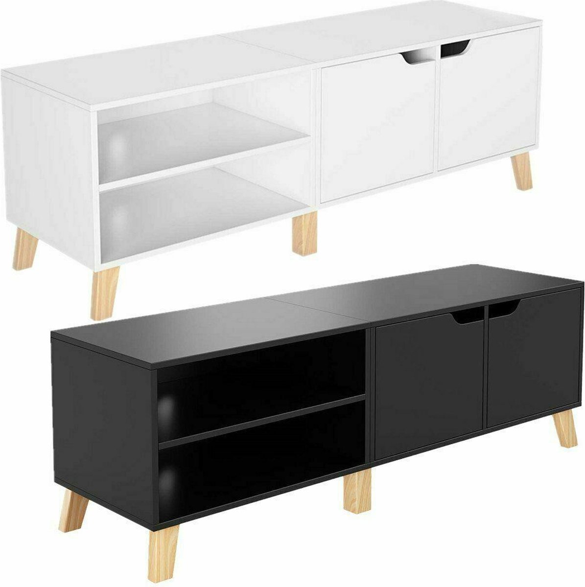Manzibo TV Meubel - Meubel voor TV - Staand TV Meubel - Modern - TV ...