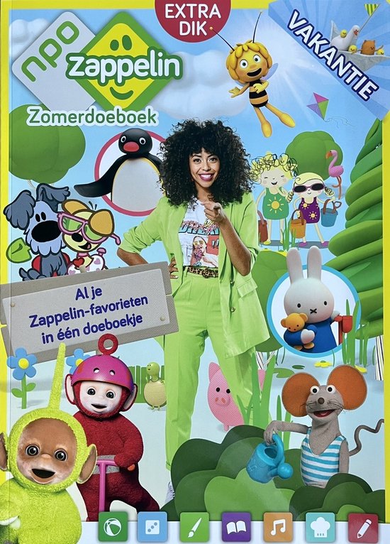 NPO Zappelin Vakantie Zomerdoeboek - Extra Dik Zomerboek - Vakantieboek ...