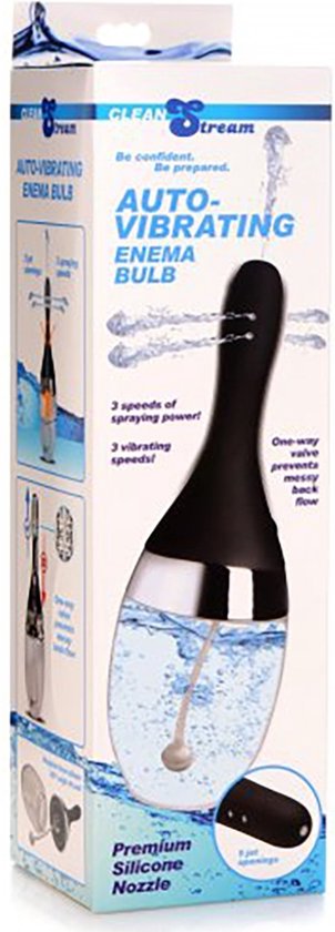 XR Brands Automatisch Vibrerende Klysma Pomp black | bol.com